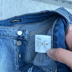 Flamingals | Jeans | Flamingals Barrel Leg Button Fly Jeans For Women ...